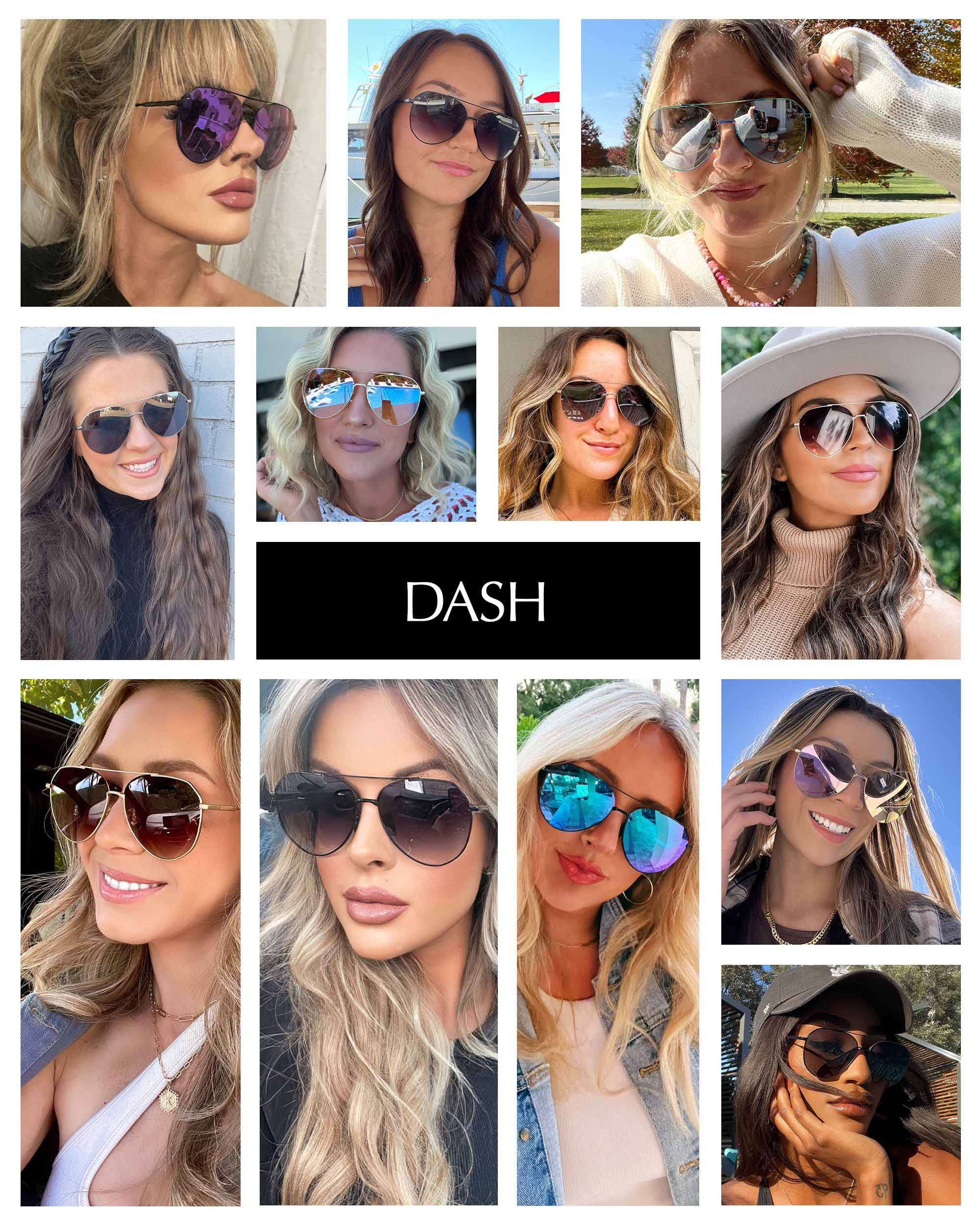 DIFF Eyewear Dash Matte Black One Size