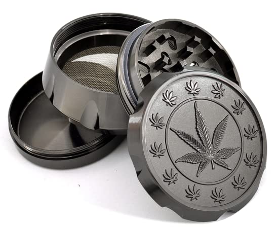 Novelty Spice Grinder/herbs grinder | 2 Inch spice mill / 5 Pieces | 2" Charcoal Grinder