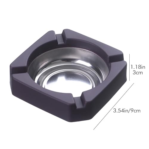 Household Stainless Steel Living Room Ashtray Is A Multifunctional And Car Ashtray Suitable For Work