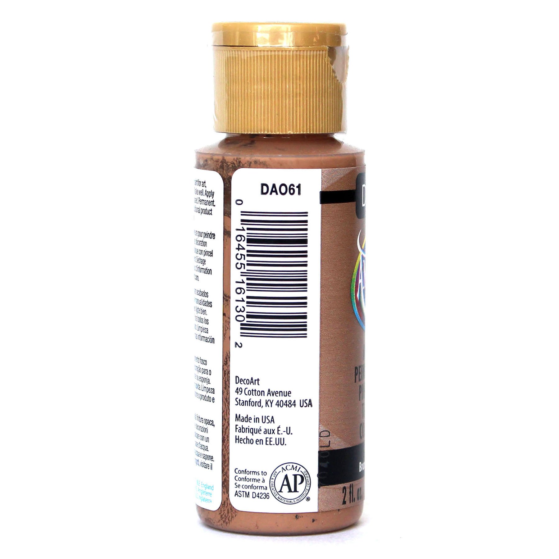 DecoArt Americana Acrylic Paint, 2-Ounce, Sable Brown