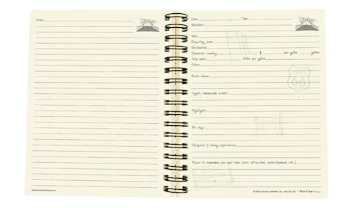 Write it Down Journals Unlimited Series Guided Journal, Adventures, My Road Trip Journal, with a Blue Hard Cover, Made of Recycled Materials, 7.5"x 9"