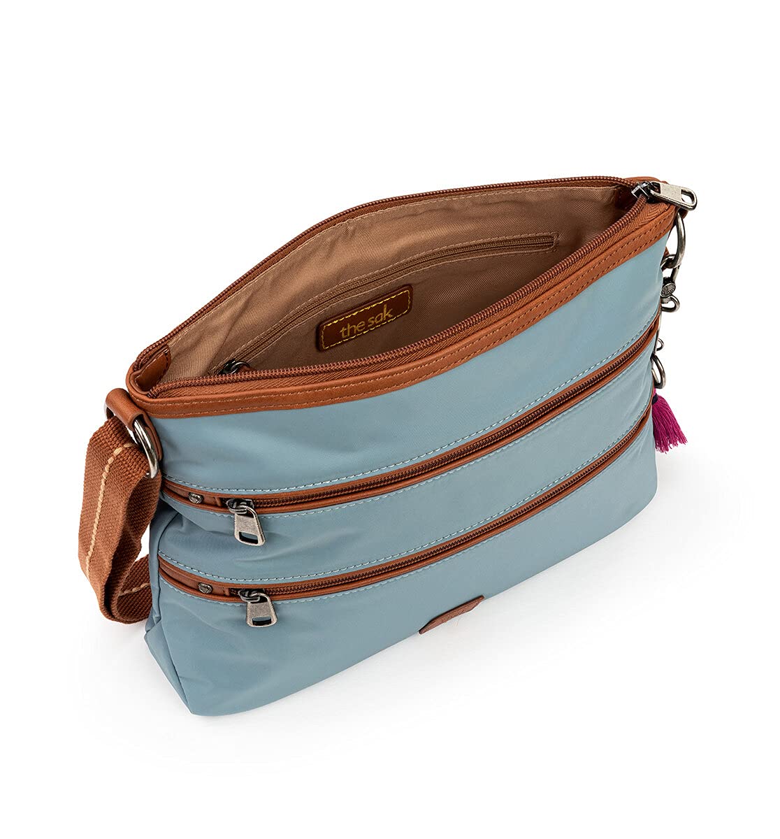 The Sak Women's Esperato Nylon Crossbody, Denim