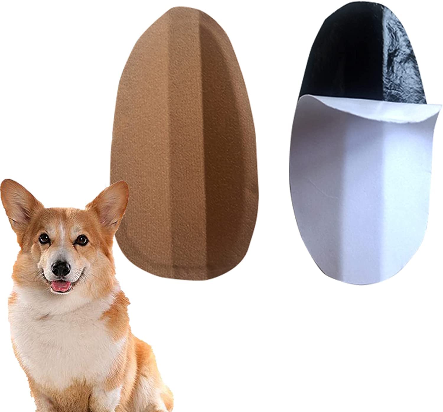 THOUDONER Dog Ear Stand Sticker Up Support Tool, Dog Ear Fixed Correction Vertical Holder for Doberman-Small (0.98 * 1.97)
