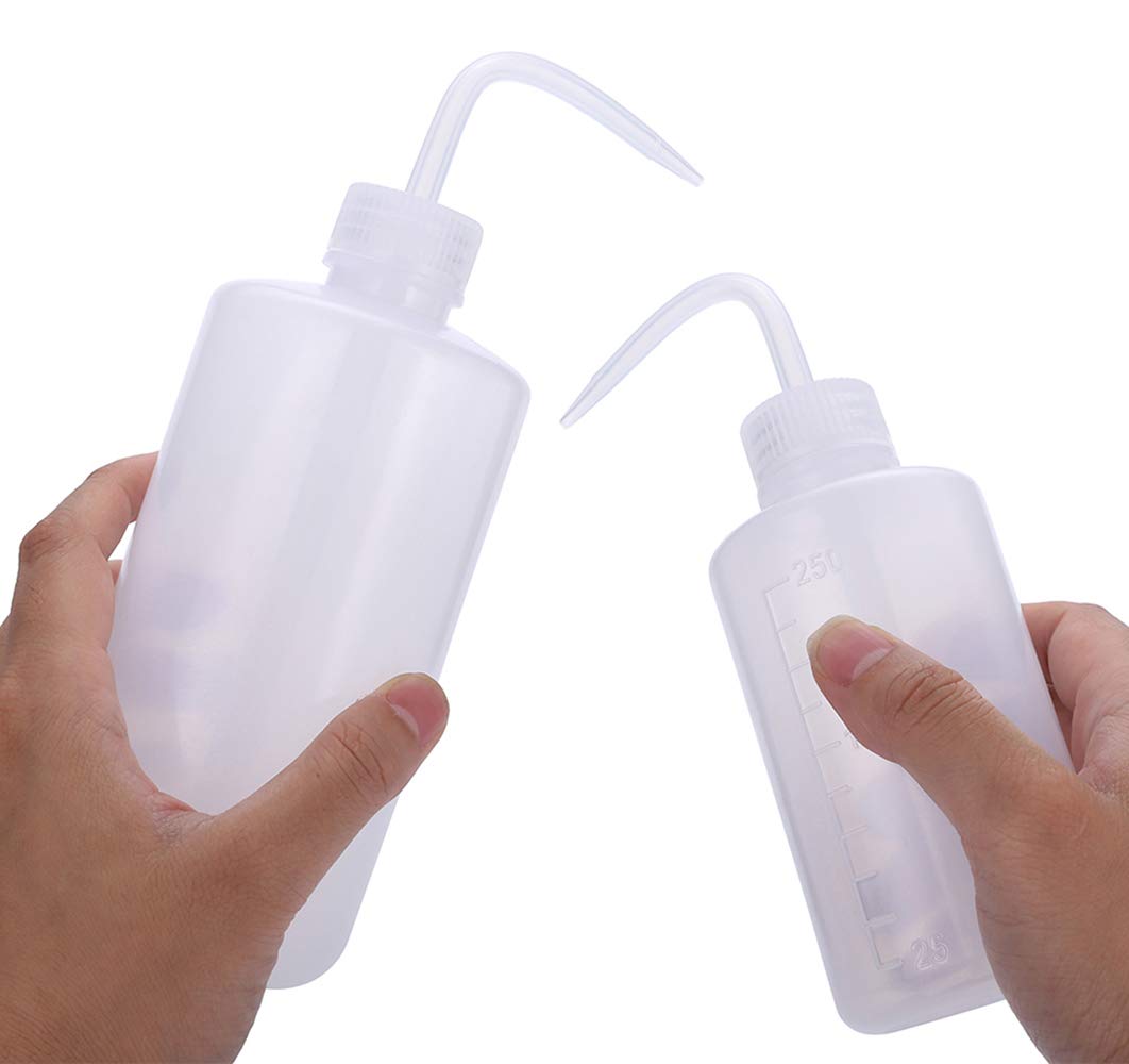 Mayitr Squeeze Bottle Water Dispenser Diffuser - Wash Squirt Bottle, Succulent Watering Can for Indoor Plants Flower Wash Bottle Plastic (1000 ml)