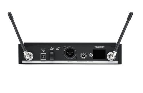 Shure BLX14R/W93 Wireless Microphone System - 14-Hour Battery Life, 300 ft Range, UHF | WL93 Lavalier Mic, Single Channel Rack Mount Receiver | H11 Band (BLX14R/W93-H11)