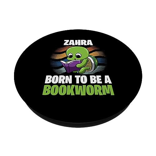 Zahra - Born To Be A Bookworm - Personalized PopSockets Standard PopGrip