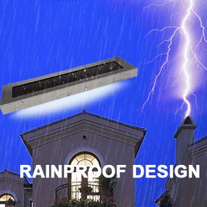 Solar Lights Outdoor for House Numbers - Outdoor Solar House Light for Address Sign Plate - Wall Light for Home,Garden or Yard