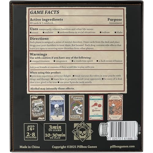 Side Effects: Unleash The Fun & Chaos Using Therapy & Medication in This Hit Card Game for 2 to 8 Players