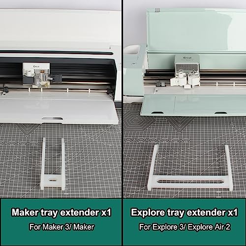 ππ’π£ππ¦π Extension Tray Compatible with Cricut Maker 3, Maker, Explore 3, Explore Air 2, Cricut Tray Extender Accessories and Supplies for 12x12 Cutting mat (Maker and Explore Both Available)