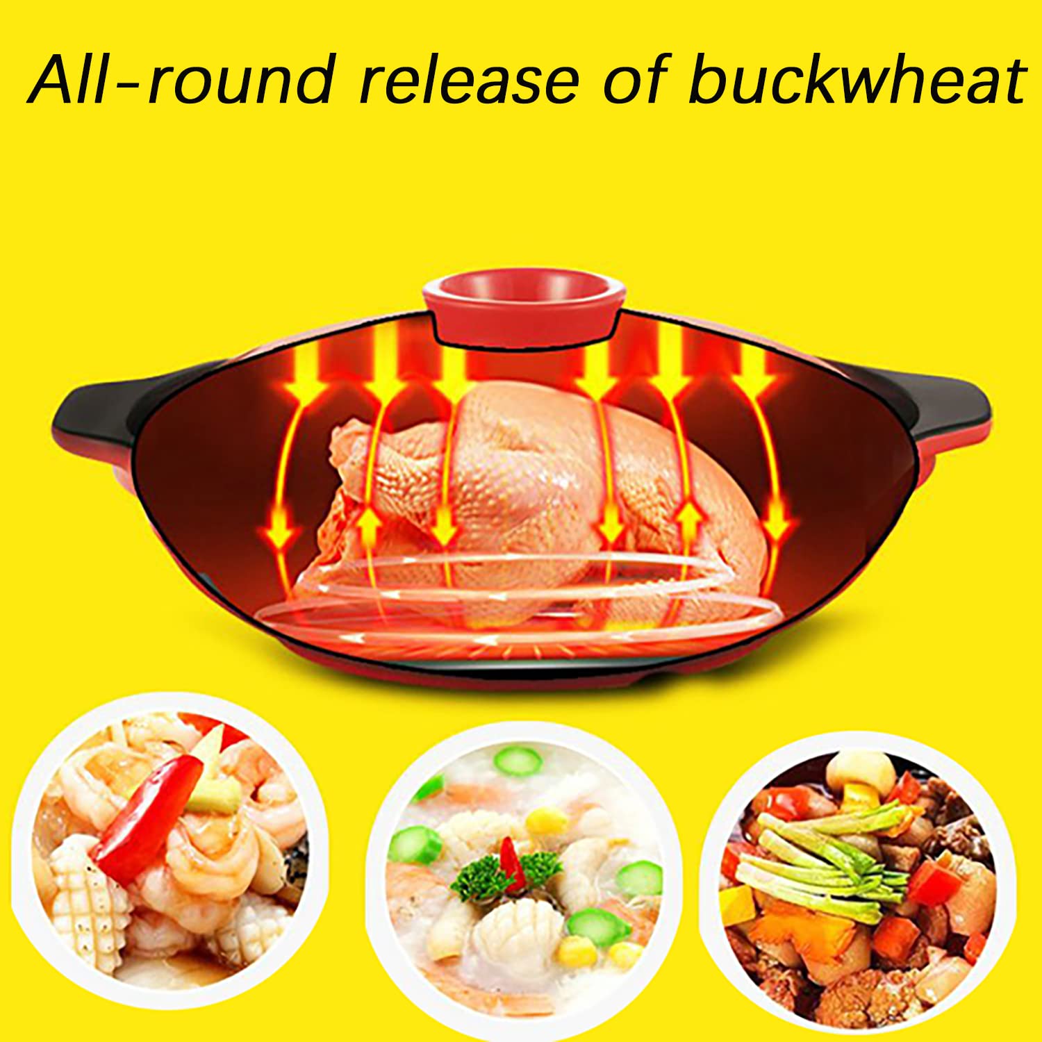 GFHVDC earthenware clay pot for cooking Korean Premium Ceramic Bowl with Lid,Hot Pot Clay Pots Earthenware Clay Pot Special Heat-Resistant Ceramic Handle Pot Cover For Cooking Hot Pot Bibimbap and So