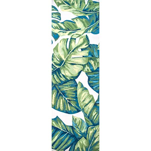 nuLOOM Lisa Floral Indoor/Outdoor Runner Rug, 2' 6" x 6', Multi