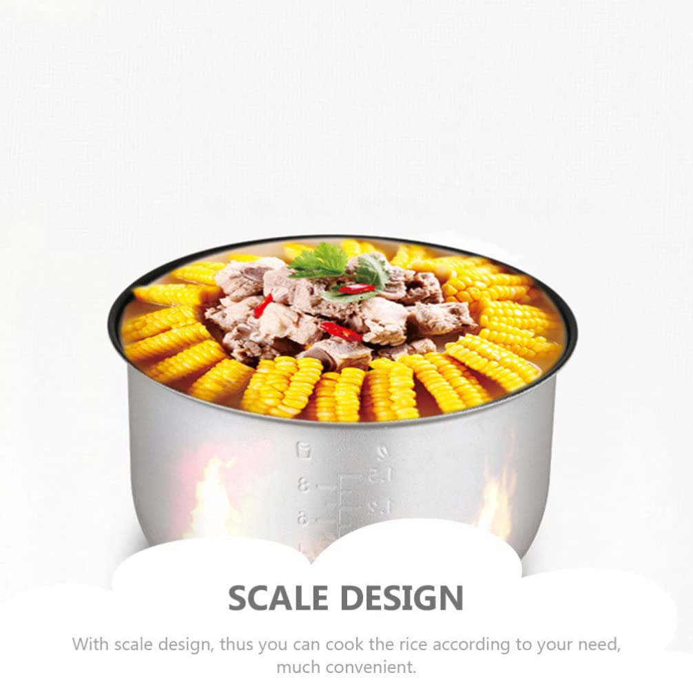 DOITOOL Inside Pot Inner Cooking Pot Rice Cooker Inner Pot Rice Cooker Liner Non- stick Rice Cooking Container Rice Cooker Pot Electric Cooker Accessory Style B Pressure Cooker Inner Pot Rice Cooker Accessories