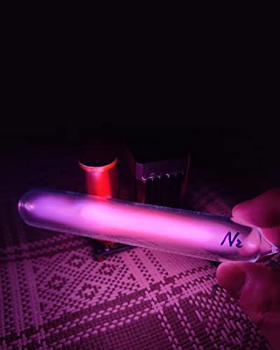 Rare Luminous Gases Element Collection, 99.999% Purity, Including Helium, Neon, Argon, Krypton, Xenon, Nitrogen, Oxygen, Carbon Dioxide, Air, for Collection, Display, Teaching, Gift, Pack of 9