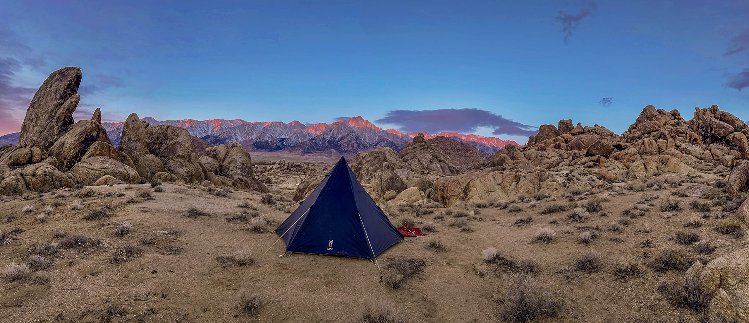 DOD Ichi One Pole Tent - A Roomy Teepee/Tipi Style Tent for Camping - Black - Medium