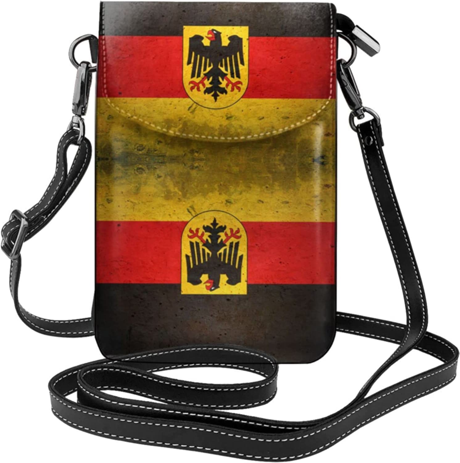 German Eagle Flag Small Crossbody Bag Cell Phone Pouch for Women Wallet Bag Coin Purse