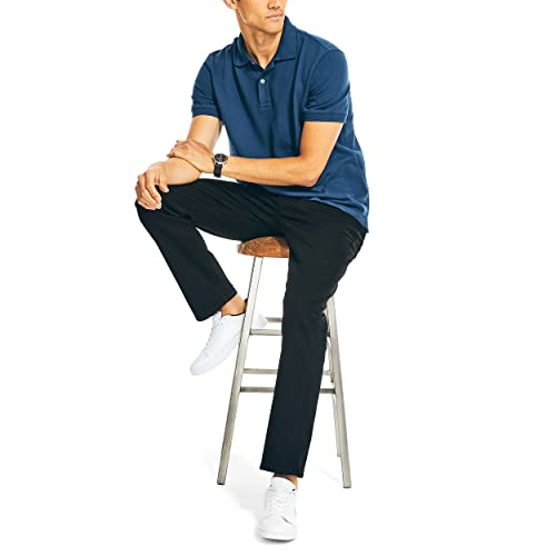 Nautica mens Nautica Vintage Straight Stretch Denim Jeans, Black Ink, 32 US