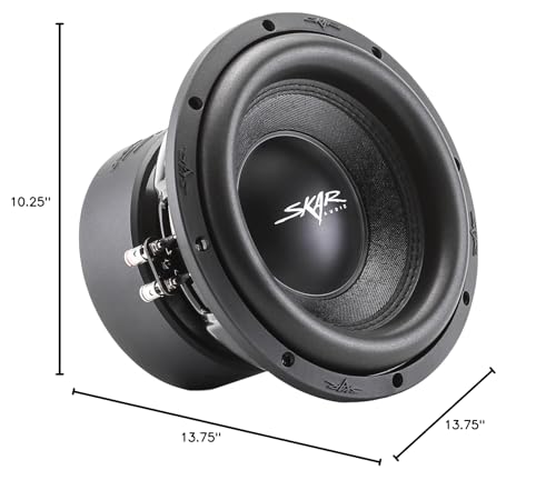 Skar Audio SVR-10 D2 10" 1600 Watt Max Power Dual 2 Ohm Car Subwoofer