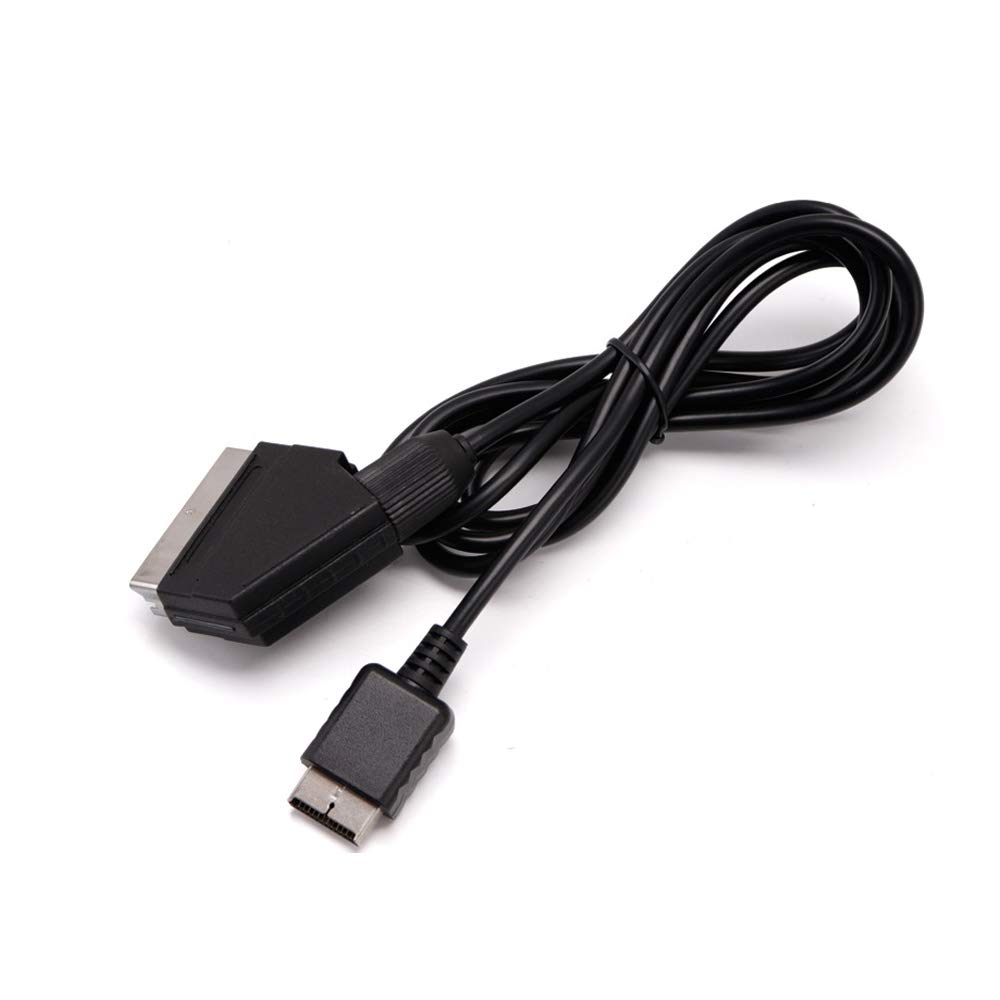 CHILDMORY 1.8m 6Ft RGB SCART Wire Cable TV AV for Playstation 2 PS2 PS3 Line Console(Not for HDMI)