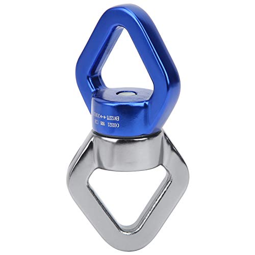Climbing Safety Swing 360° Rotator Hanging Accessory for Yoga(grey blue)