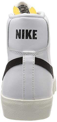 Nike Men's Basketball Shoes, White White Black 000, 8.5 UK