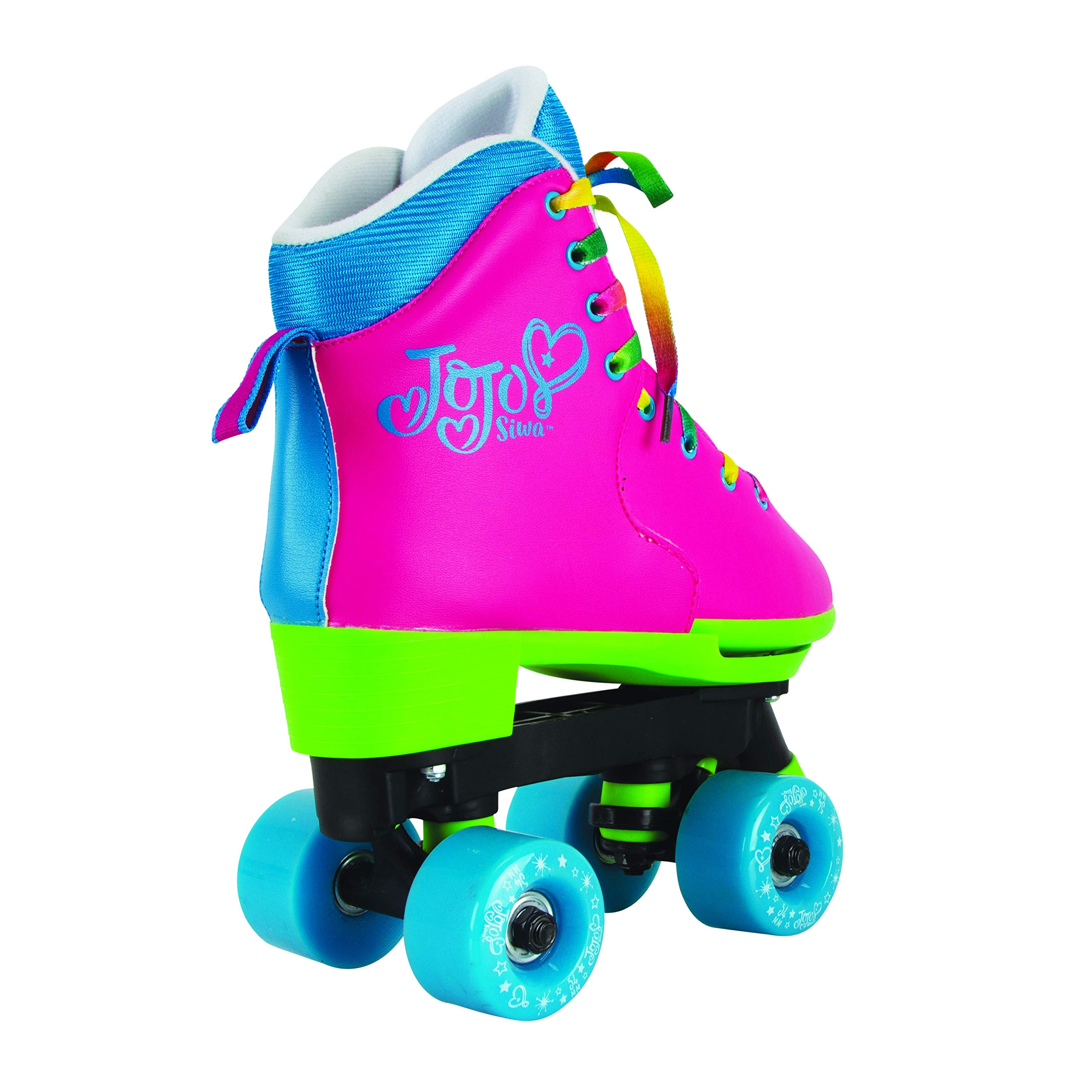 Circle Society Classic Adjustable JoJo Siwa Children's Roller Skates, 12-3 US Girls, Party in Pink