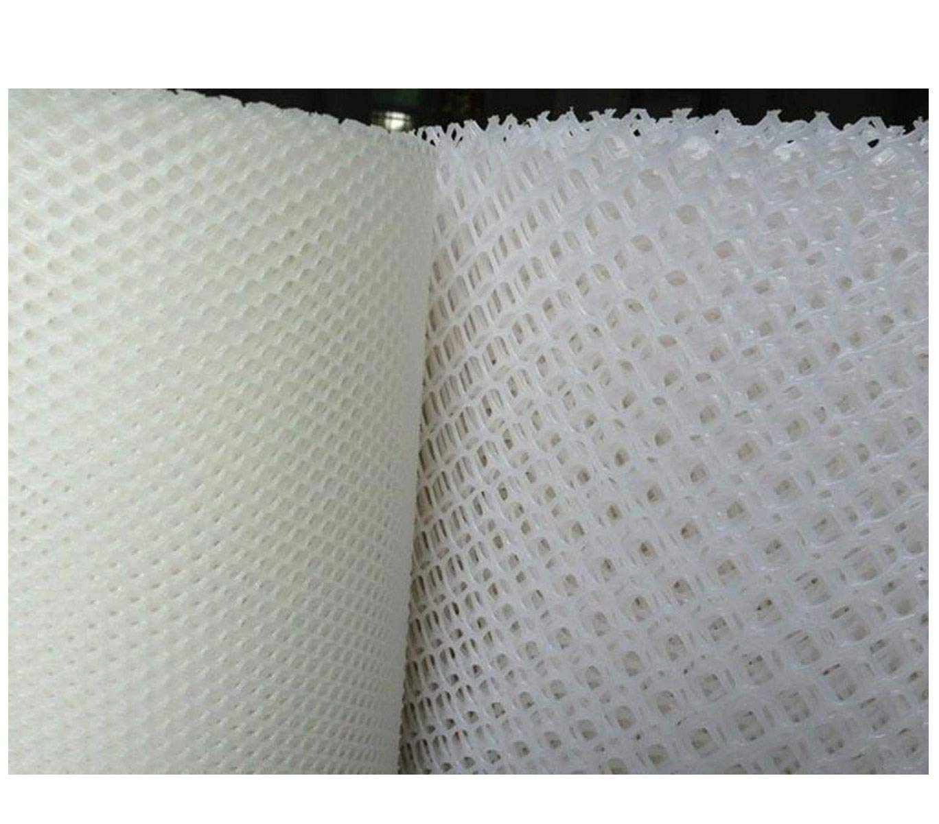 MAGFYLY Chicken Wire Mesh Plastic Fence Net, Child Safety Net, Staircase Balcony Anti-Fall Net, Chicken Duck Rabbit Breeding Netting, Cat Net, Lawn Protection Nets, White, 1x3m
