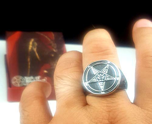 Church of Satan - Sigil of Baphomet Ring Sz. 8-13 (8)