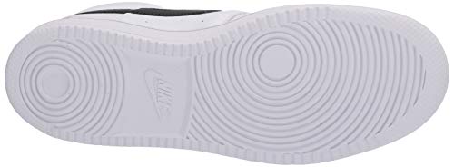 Nike Men's Court Vision Mid Sneaker, White/Blackwhite, 7.5 Regular US