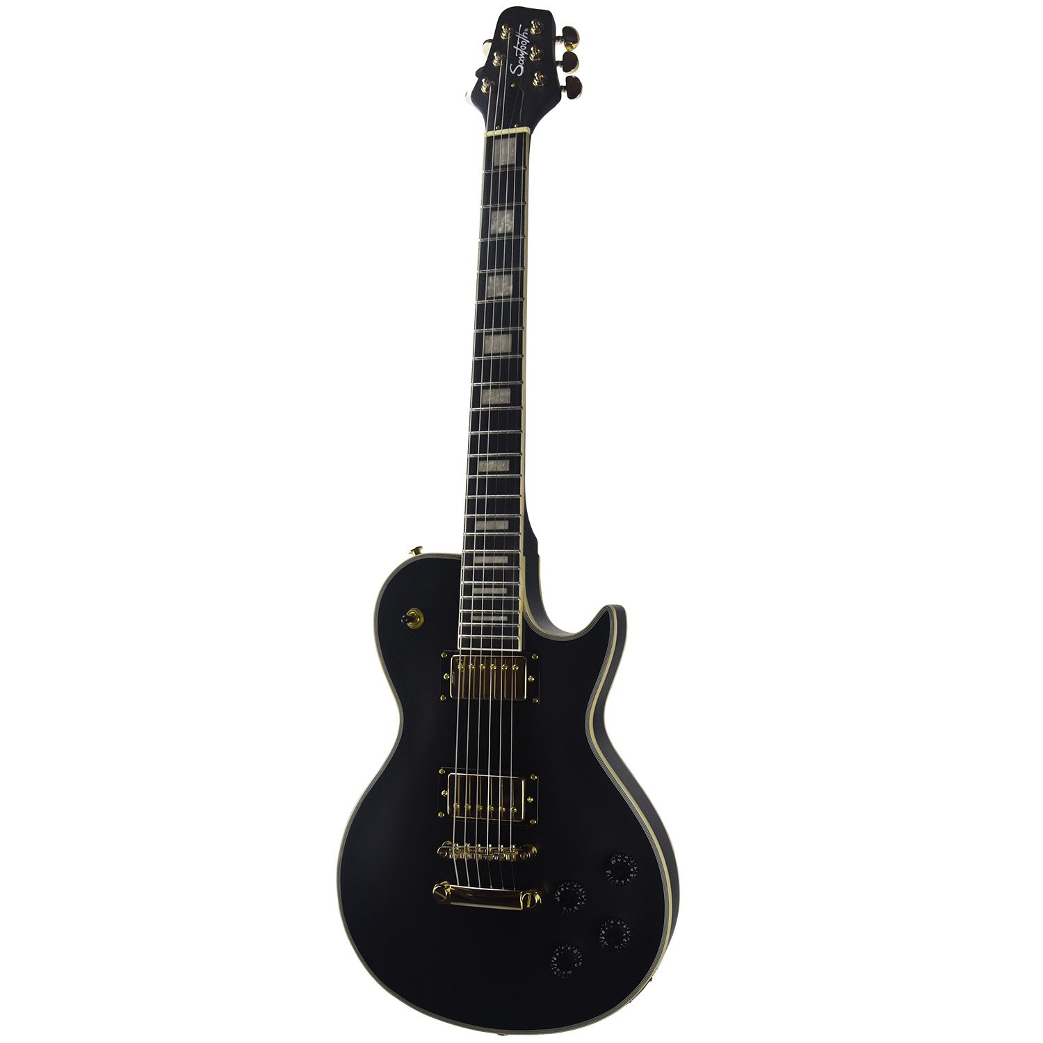 Sawtooth 6 String Solid-Body Electric Guitar, Right Handed, Satin Black, (ST-H70C-STNBK)