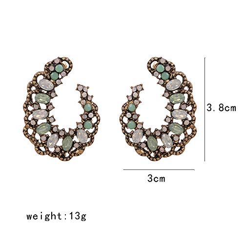 Crystal Dangle Drop Earrings Women Handmade Pendant Earrings Wedding Earrings