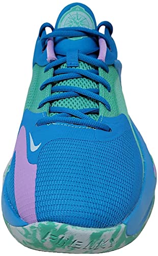 Nike Men's Zoom Freak 4 Basketball Shoes, Laser Blue/Lilac-Light Menta, 10 M US