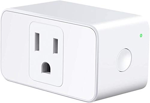 meross Wi-Fi Smart Plug Mini, 15 Amp & Reliable Wi-Fi Connection, Alexa and Google Voice Control, App Remote Control, Timer, Occupies Only One Socket, No Hub Needed