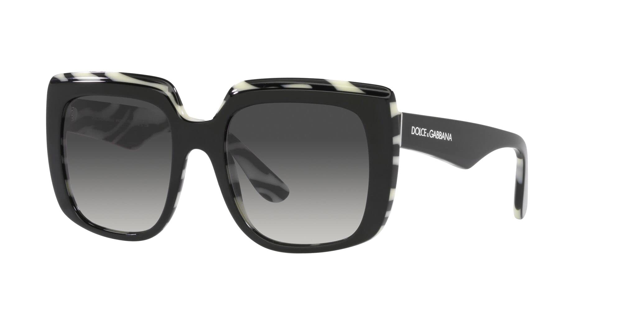 Dolce & Gabbana DG 4414 Black Animal Print/Grey Shaded 54/20/145 women Sunglasses