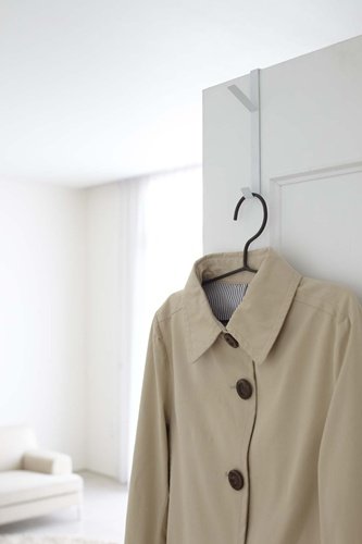 Yamazaki Home Smart Over The Door Hook - Hanging Coat Rack - Steel