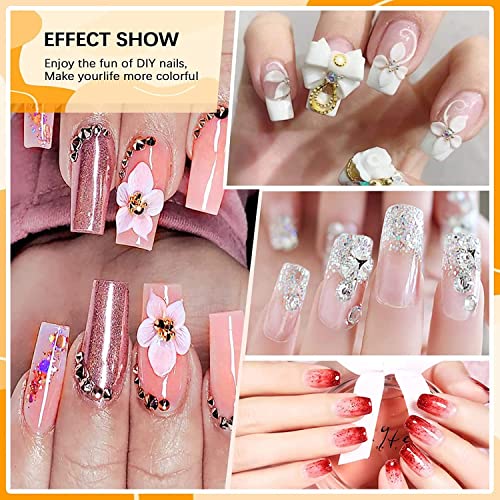Morovan Acrylic Nail Kit with Drill - Professional Nail Kit Acrylic Set with Everything for Beginners Glitter Acrylic Powder for Nail Extension DIY Complete Starter Set