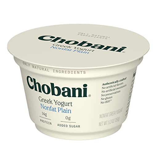 ChobaniĀ® Non-Fat Plain Greek Yogurt 5.3oz