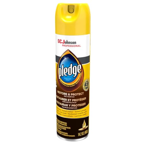 SC Johnson Professional, Pledge Revive It, Moisturizes and Revitalizes Surfaces, Aerosol, 14.2 Ounce (Pack Of 6)