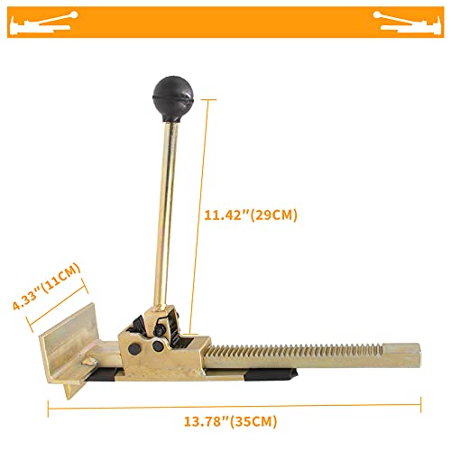 Professional Hardwood Flooring Installation kit - Flooring Jack Tools, for Different Thickness Flooring/Wood Installation Straightening Laminate Hardwood Flooring, Quick Release Plank Jack
