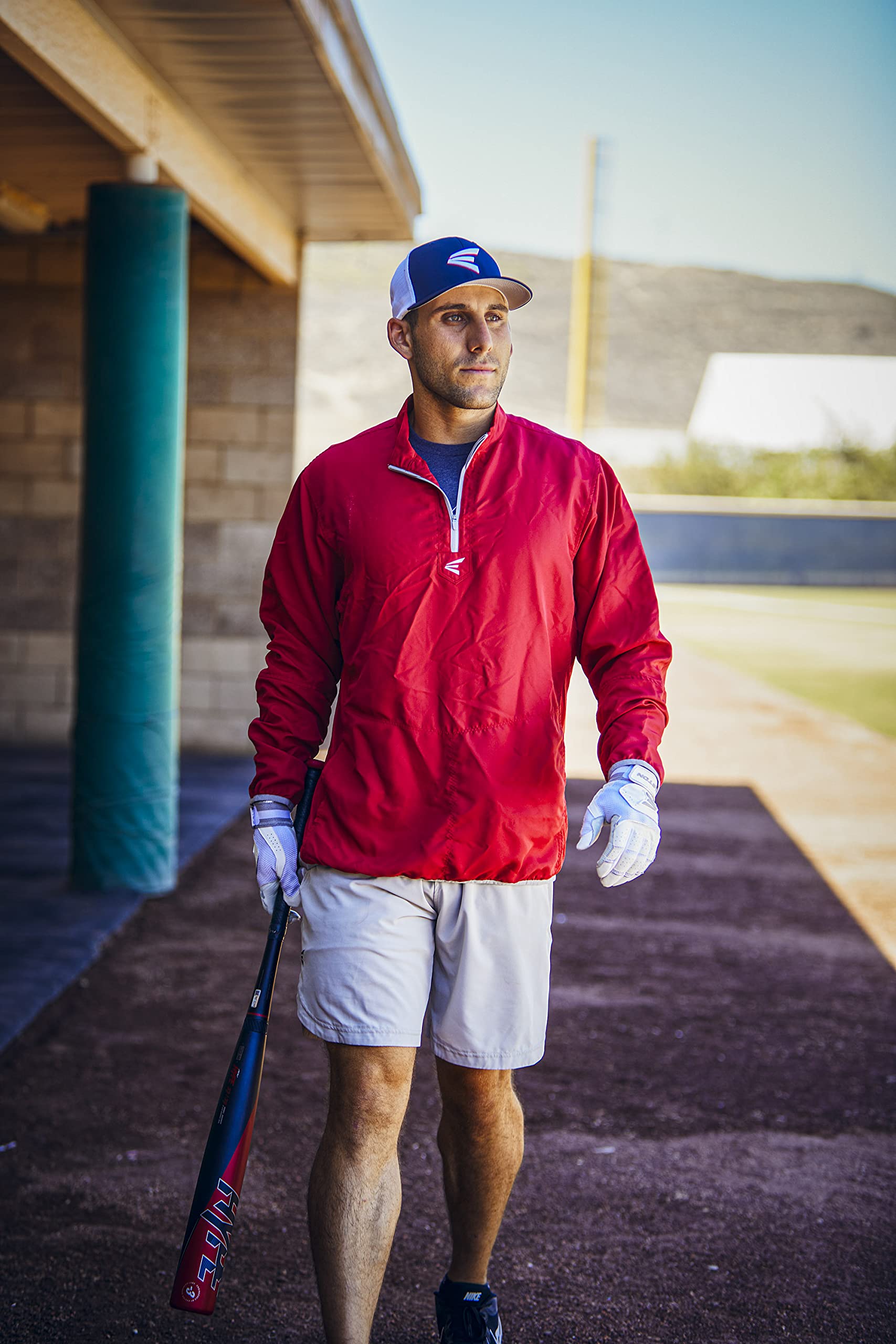 Easton | ALPHA Short Sleeve Cage Jacket | Adult X-Large | Royal