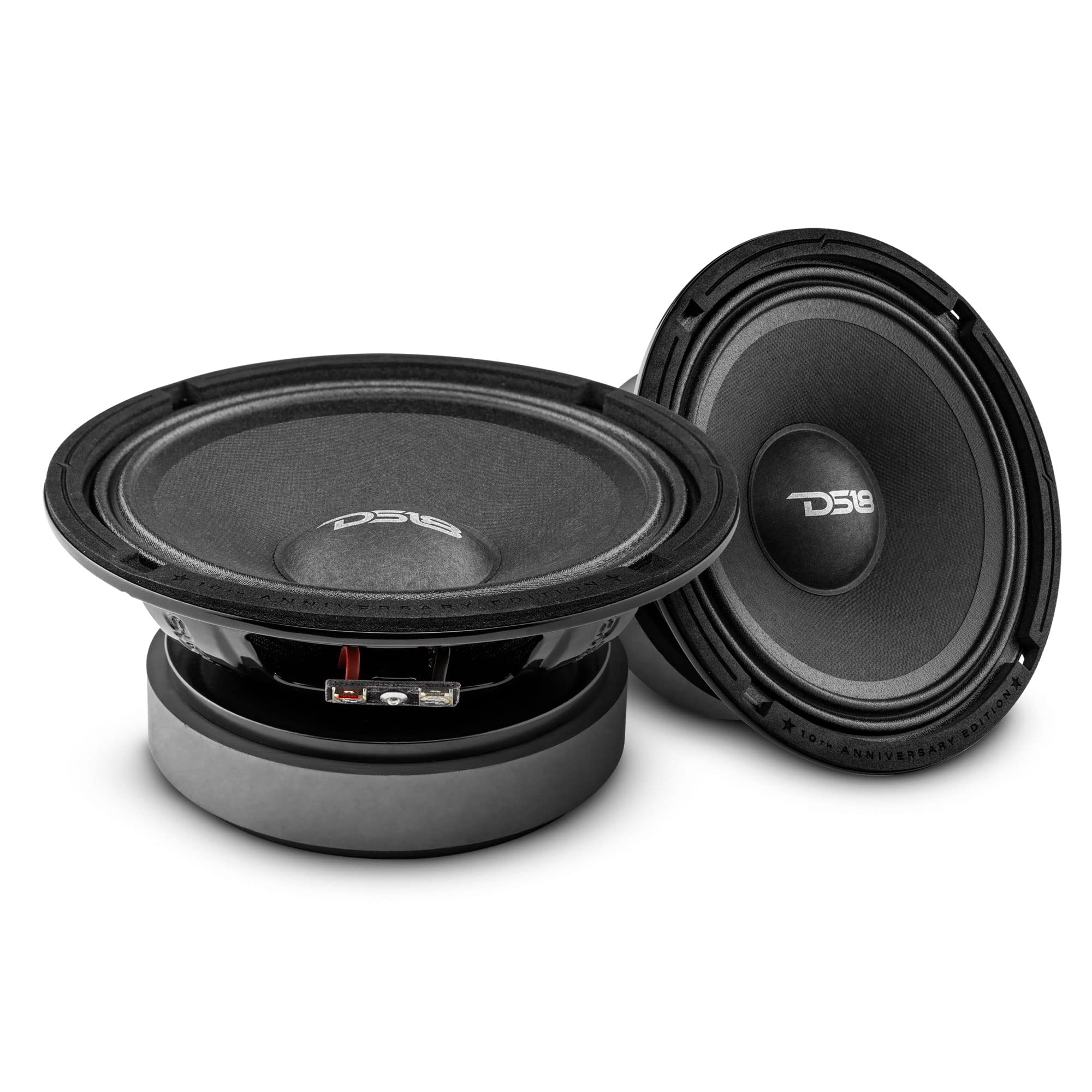 DS18 PRO-68XA 6.5β Special Edition 10th Anniversary Mid-Bass Loudspeaker 500 Watts Max 8-Ohms - Door Speakers for Car or Truck Stereo Sound System - 1 Speaker