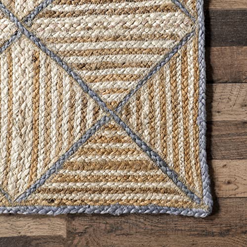 Rugs USA x Lauren Liess Marigold Vintage Tasseled Area Rug, 8' x 10', Brown
