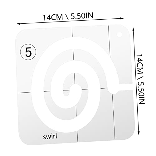 CORHAD 1pc Sewing Patch Ruler Transparent Ruler Quilting Frames for Hand Quilting Stencils for Quilting Cutting Table for Sewing Room Quilting Machine Domestic Acrylic Cloth Ruler Pattern