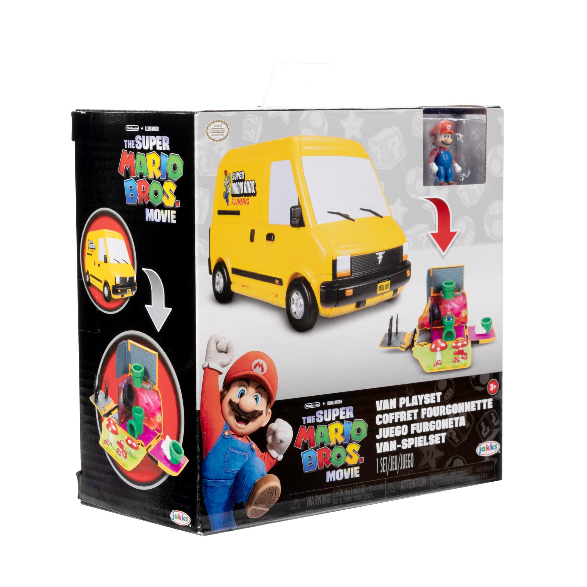 THE SUPER MARIO BROS. MOVIE β Van Playset with 1.25β Mini Mario Figure