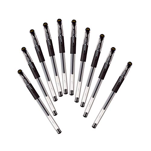 uni-ball Signo Um-151 Gel Ink Pen - 0.38 Mm - 10 Set (Black)