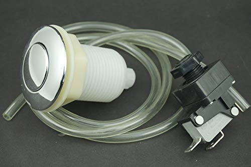 On Off PUSH BUTTON Switch Jetted Whirlpool Jet Bath Tub Spa Garbage Disposer Disposal Air Switch Kit - Push Button