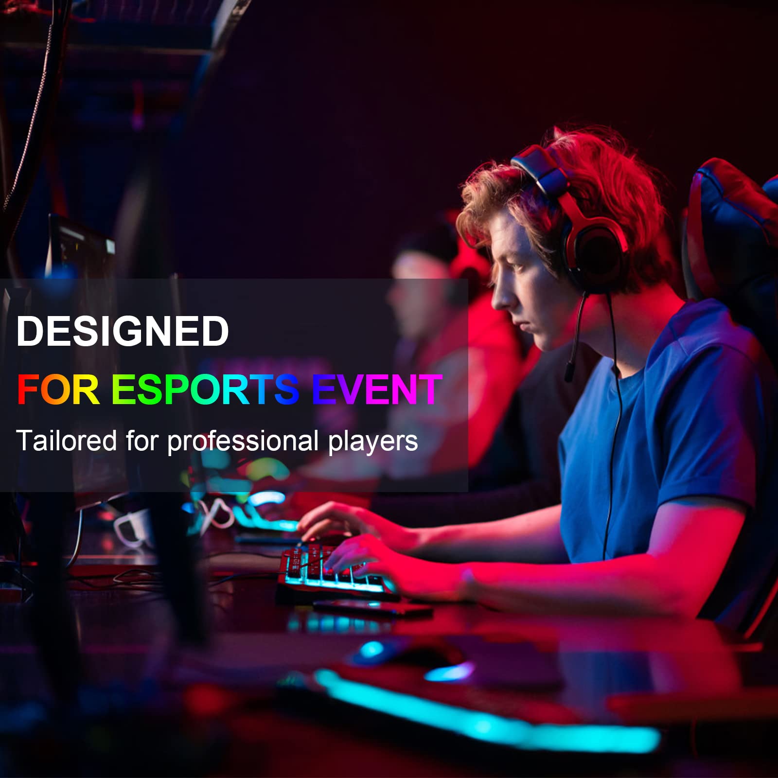 GK-XLI RGB USB Gaming Mouse, Wired with Chroma Backlight Mode, Adjustable High-Precision DPI Ergonomic Mice For PC, Computer, Laptop for Gamers