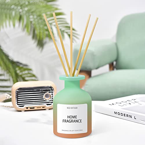 Reed Diffuser, Reed Diffuser Set, Oil Diffuser with 6 Reed Sticks for Room, for Mom, Home Fragrance Products Winds in Summer 3.4oz/100ml Valentines Day Gifts
