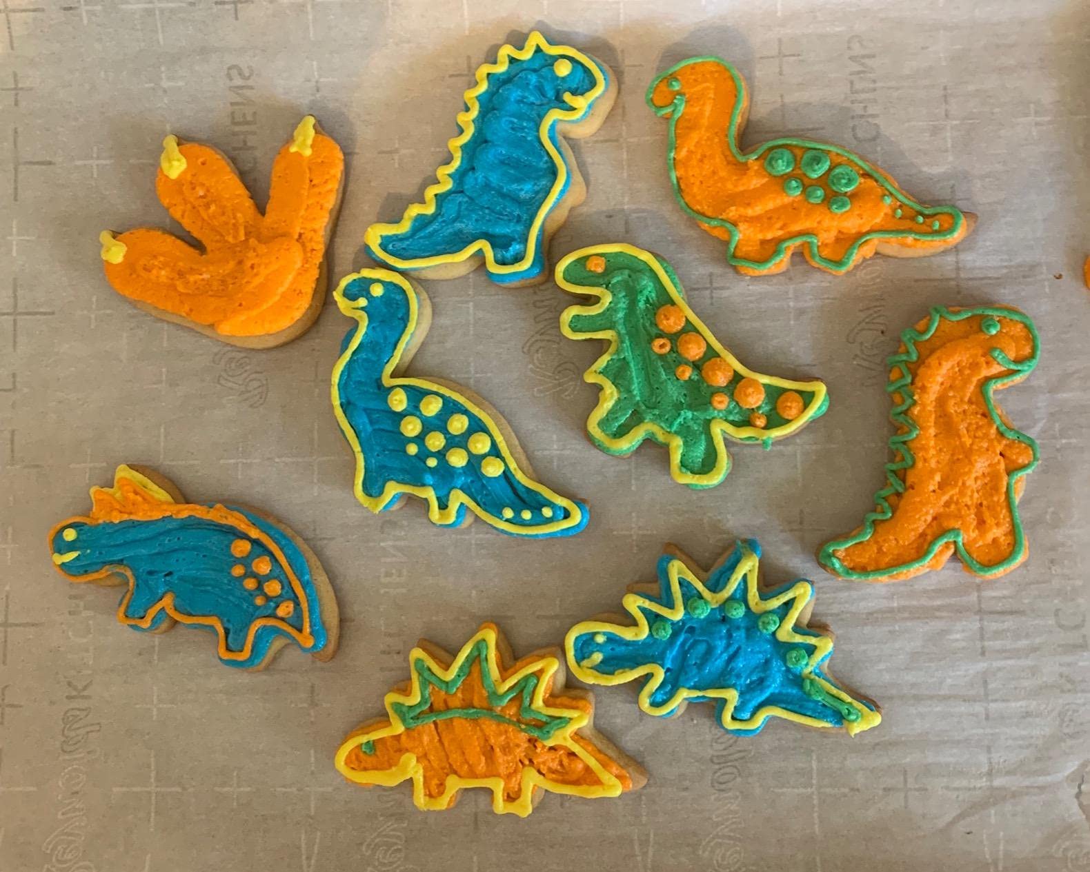 FACATH Dinosaur Cookie Cutters Set, 12 Piece Stainless Steel Shaped Cookie Candy Food Cutters Molds for DIY, Kitchen, Baking, Kids Dinosaur Theme Birthday Party