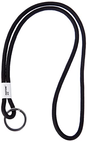 Copenhagen Design PANTONE Key Chain L, long key hanger, nylon, black 419 C