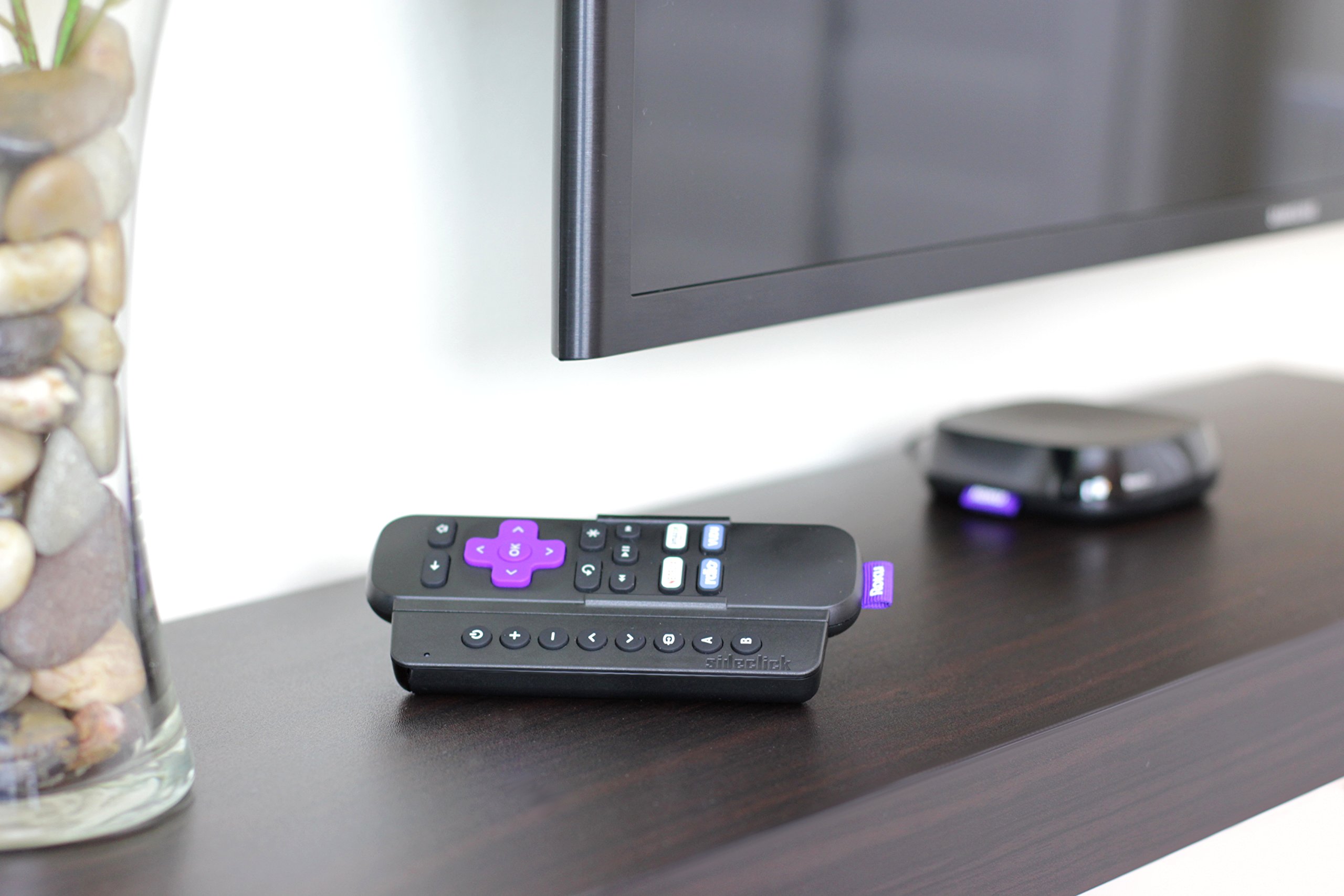 Sideclick Universal Remote Attachment for Roku Streaming Player